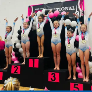 Door County YMCA Striver Gymnasts Secure Gold at Pink Invitational ...